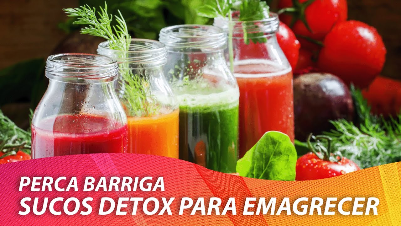 5 Sucos Detox Para Perder Barriga E A RetenÇÃo De LÍquidos Youtube