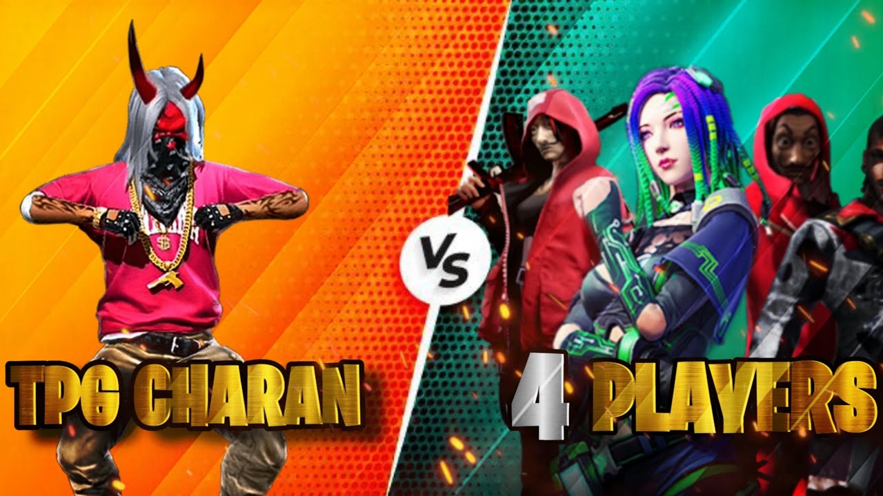 1 vs 4||OP GAME PLAY||FREE FIRE 1 VS 4 ||#TPGCHARAN #1vs4 #FreeFire ...