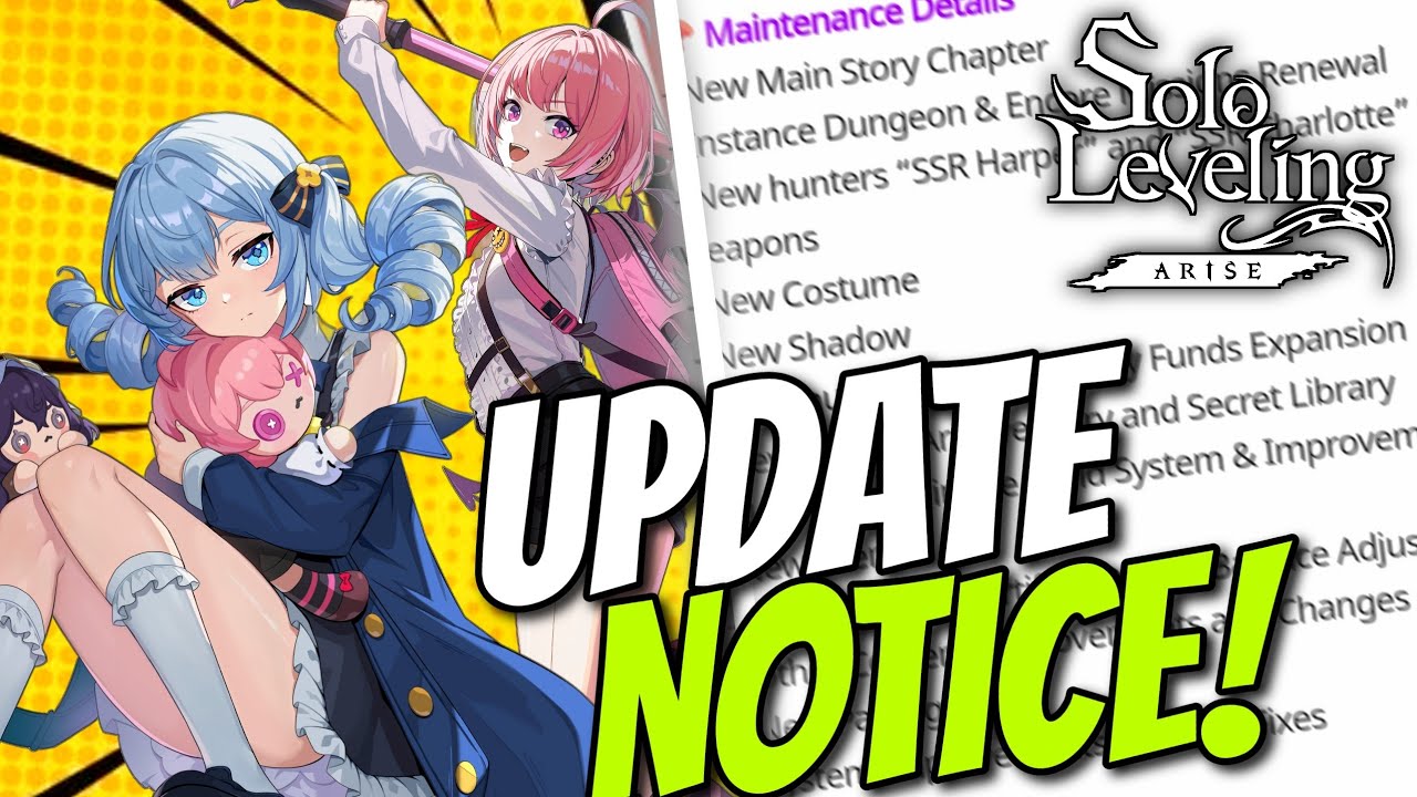 Update Notice & Time! New Guild Features & Free Essence Stones - Solo ...