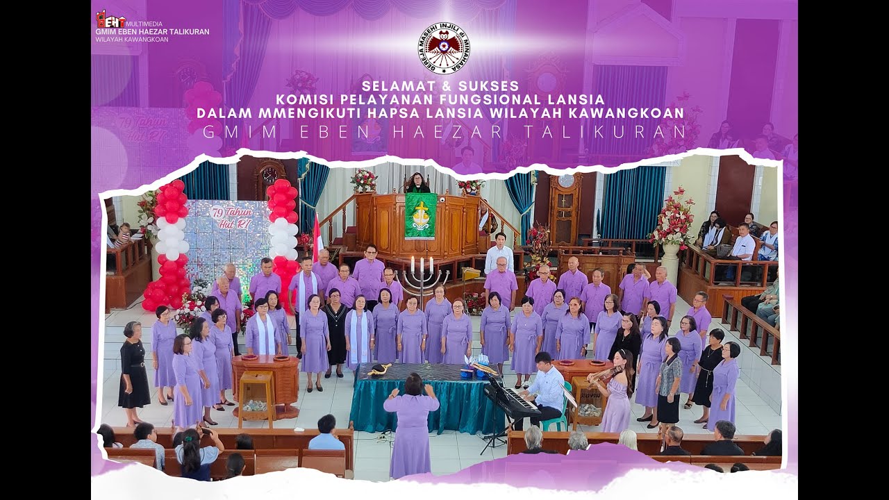 Paduan Suara LANSIA GEHT - AJARI BETA (Cipt. Igor Leonard Sopamena ...