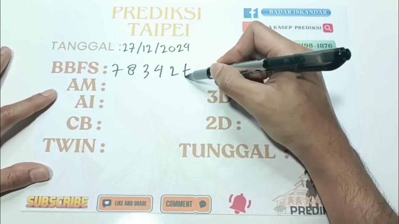 PREDIKSI TAIPEI | PREDIKSI TAIPEI 27 DESEMBER 2024 | RUMUS TAIPEI ...