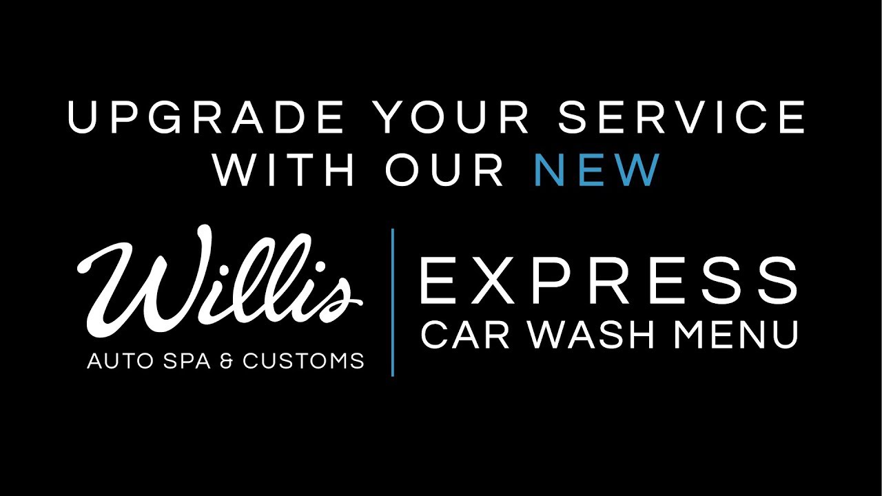 Willis Auto Campus Express Car Wash Options - YouTube