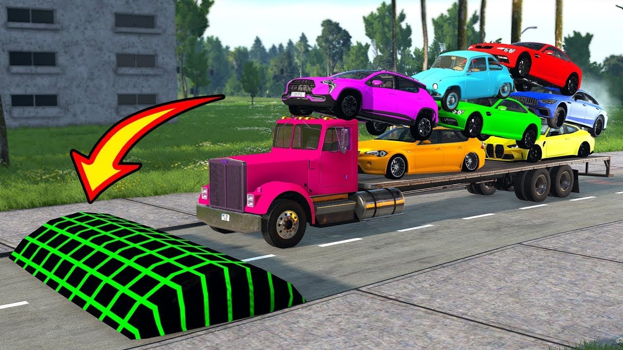 EURO TRUCK JCB 3DX BACKHOE LOADER BEAMNG.DRIVE GAME | DRIVING LIVE ...