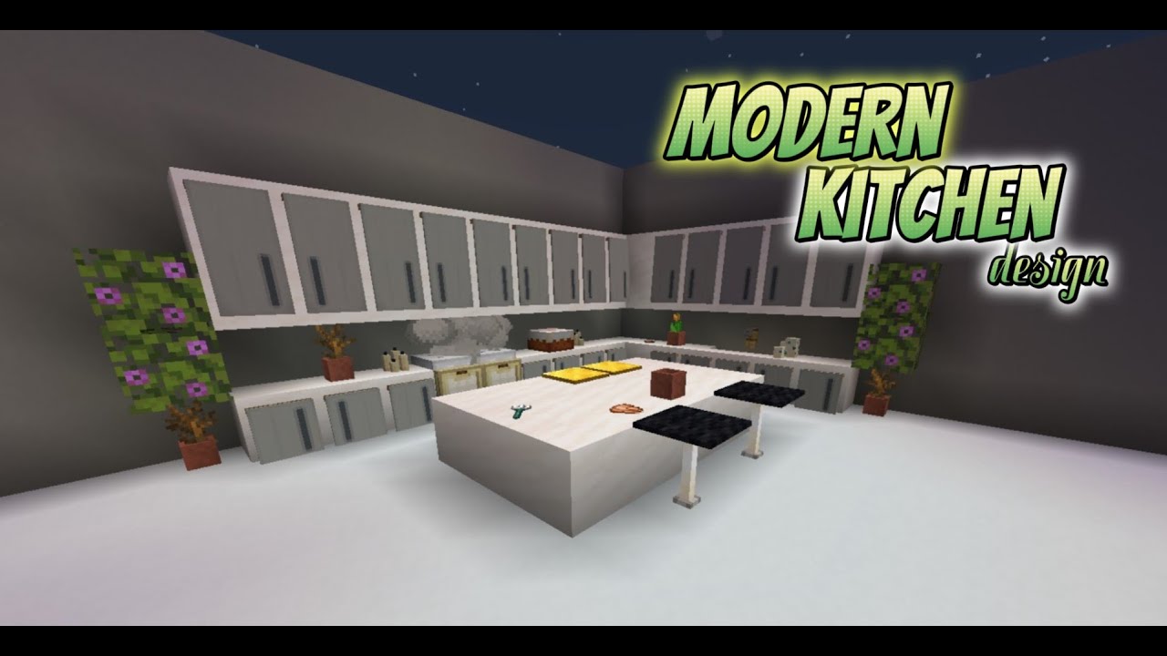 Modern Kitchen designs [MINECRAFT] - YouTube