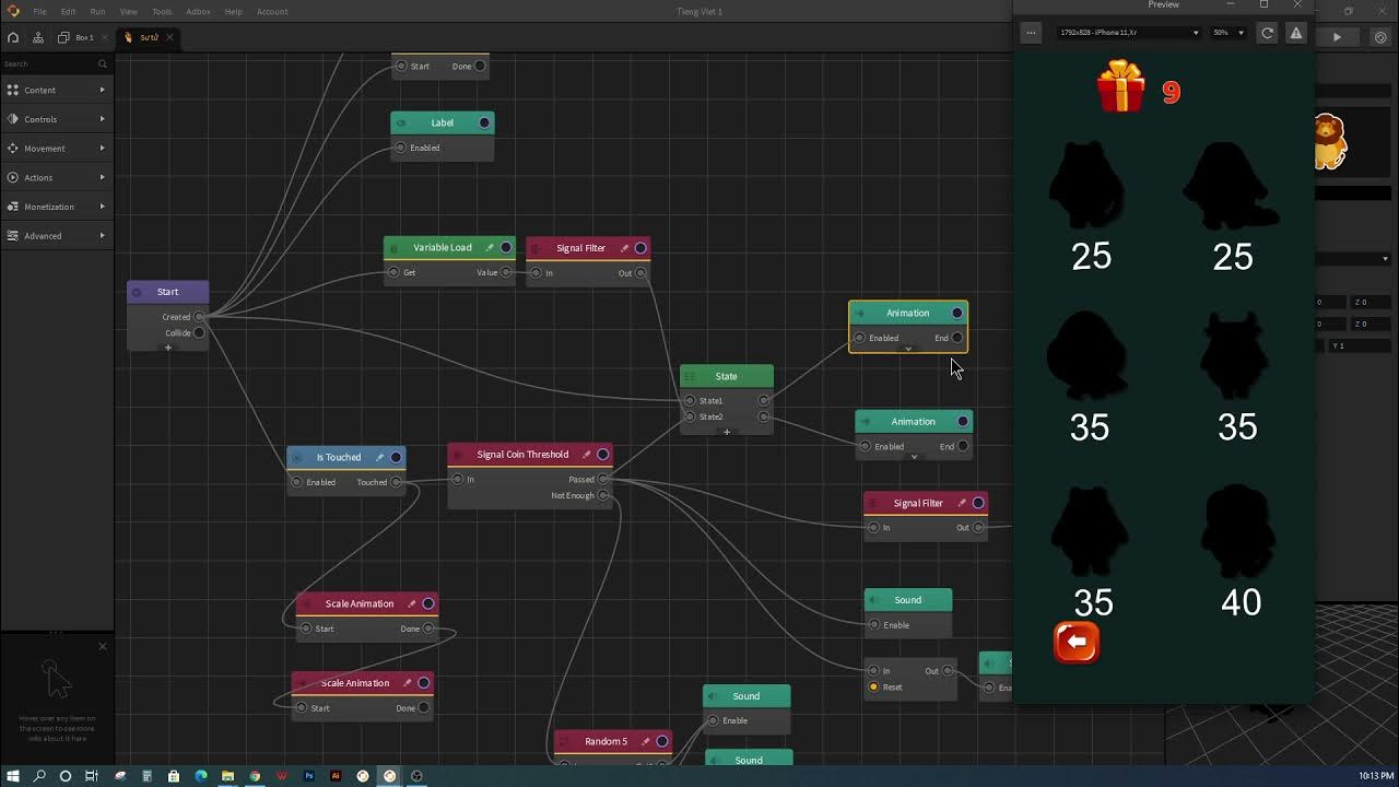 Buildbox - 87.2 - Variable Save & Variable Load - YouTube