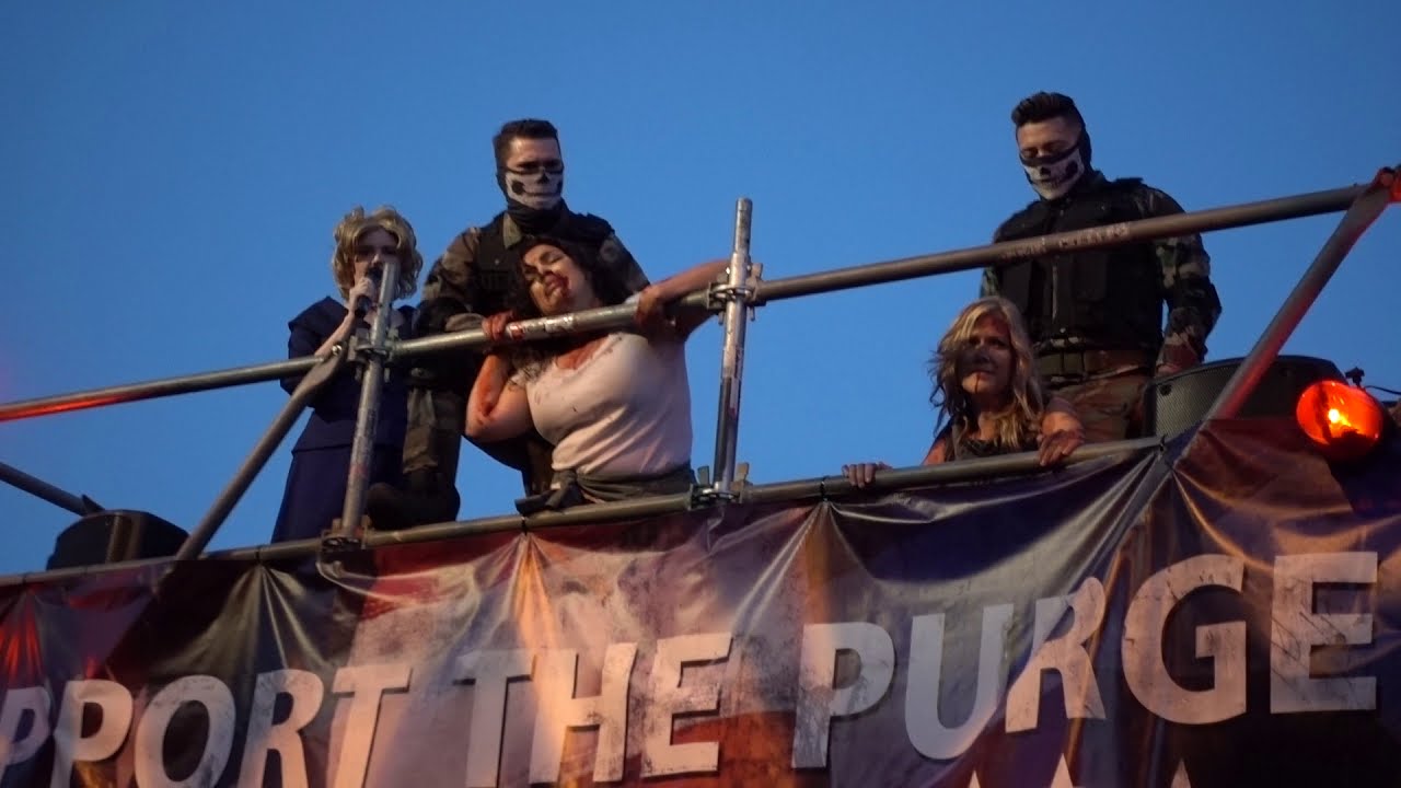 Purge Scare Zone HHN Final Night 11/04/2017 #viral #viralvideo # ...