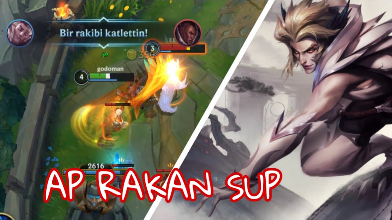AP RAKAN AS A SUPPORT (WİLD RİFT) BUİLD AND GAMEPLAY - YouTube