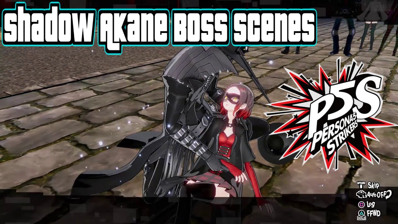 Persona 5:Strikers - Akane Shadow Scenes - YouTube