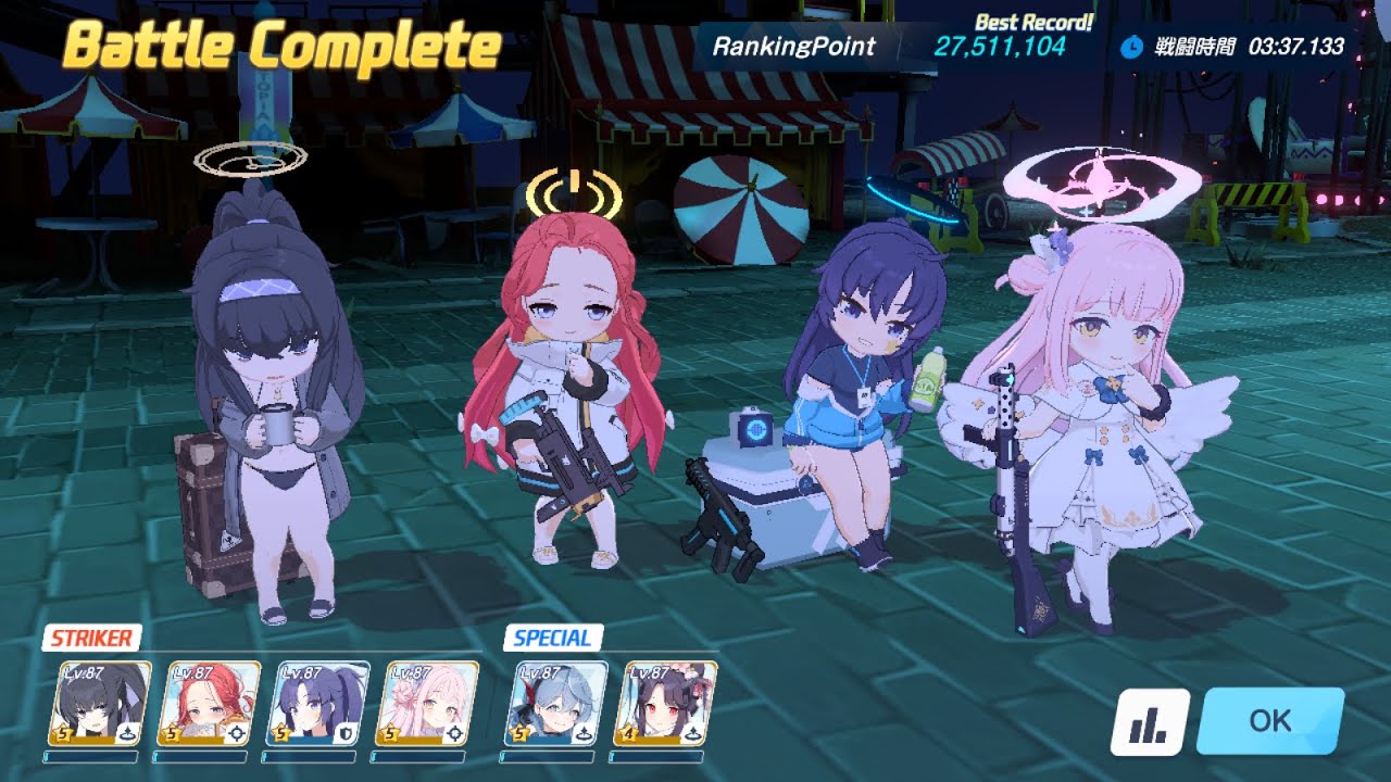 [Blue Archive] Boss Raid 3 Colors Record (Yellow) - Kuro & Shiro ...