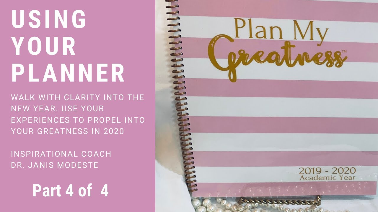 How To Use Your "Plan My Greatness" Planner - YouTube