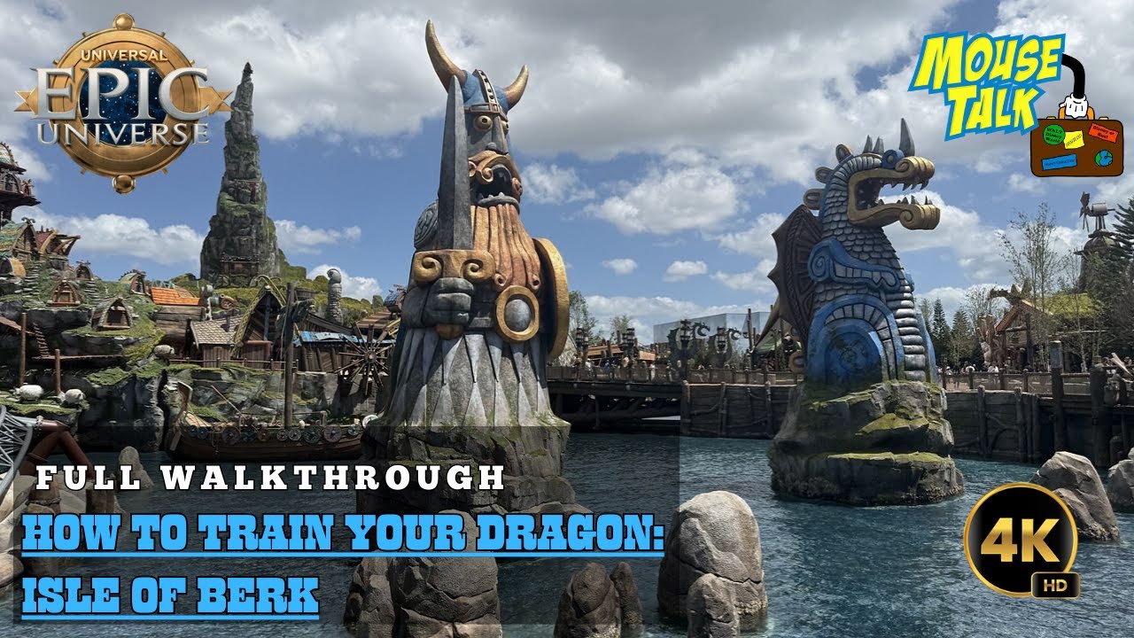 How To Train Your Dragon: Isle of Berk (POV FULL TOUR) | Epic Universe ...