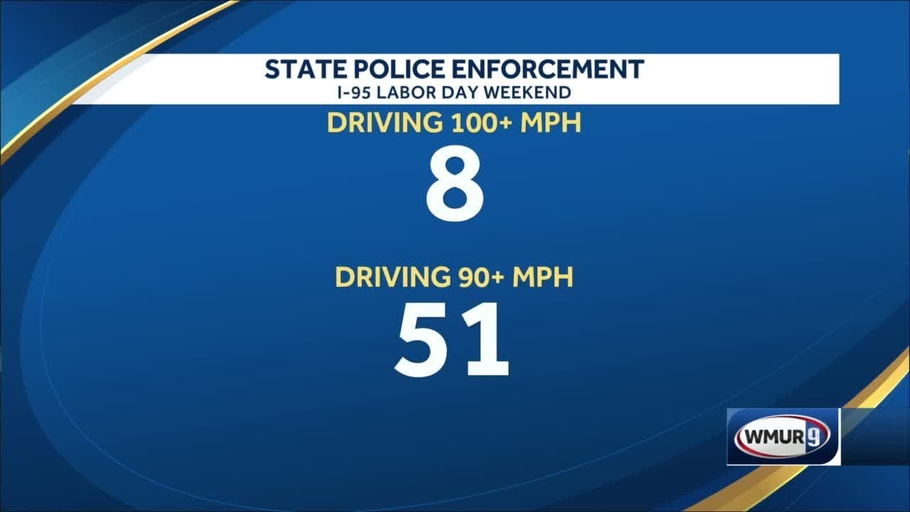 State police say several drivers were clocked driving above 100 mph ...