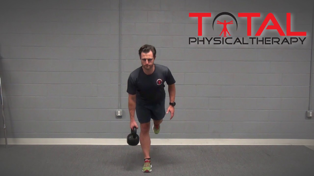 Single leg unilateral load deadlift - YouTube