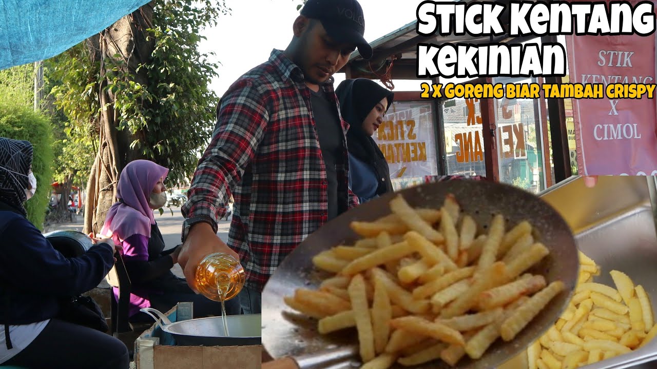 KENTANG CRISPY GORENG VIRAL KEKINIAN !! DUA KALI GORENG BIAR CRISPY ...