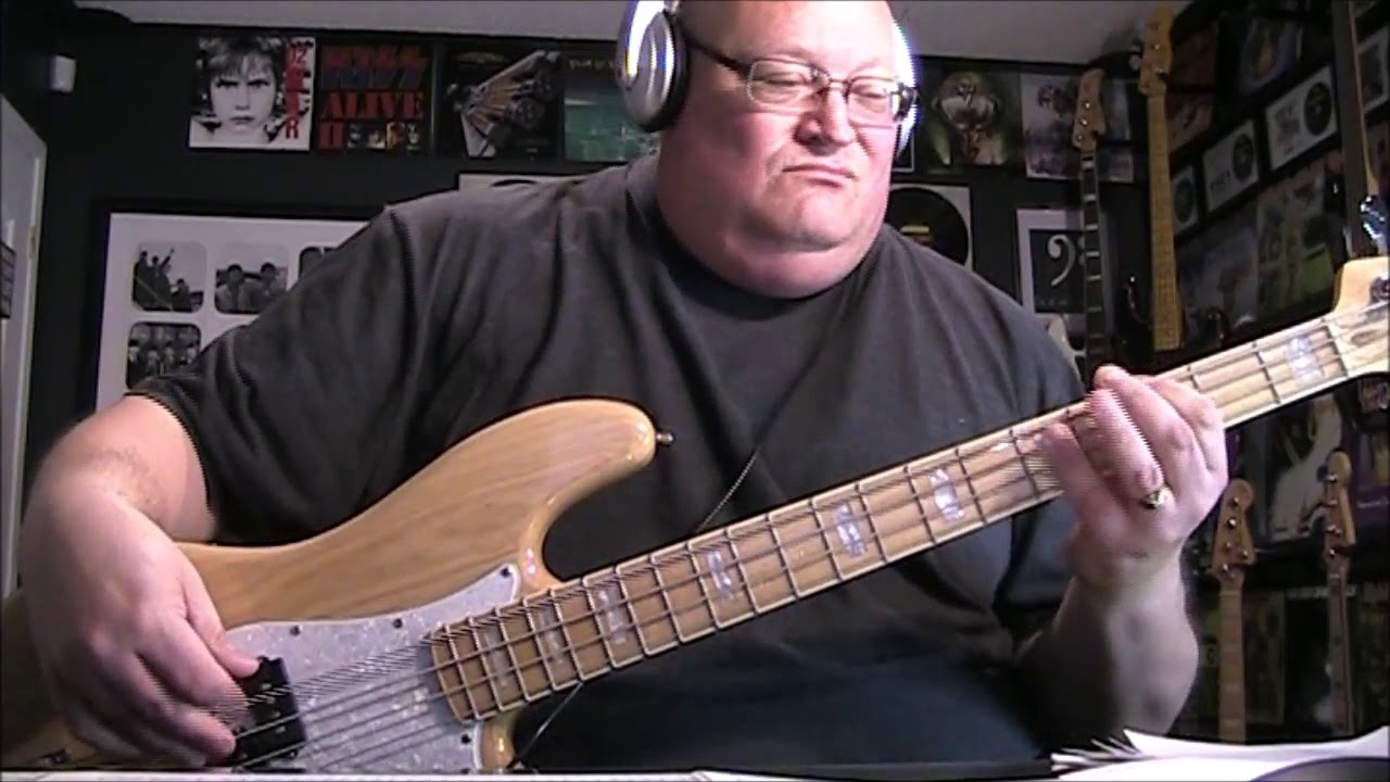 Kiss Deuce Alive 1 Bass Cover with Notes & Tab - YouTube