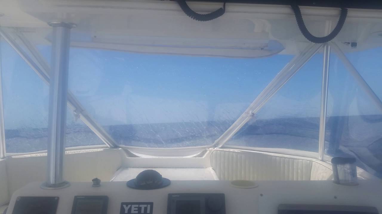 5 foot seas with SW wind. Fun. - YouTube