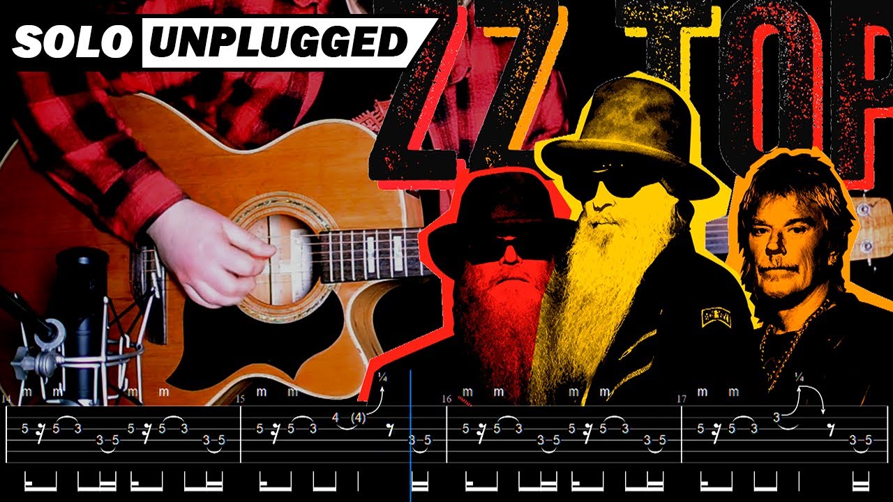 ZZ Top - Sharp Dressed Man (Solo Unplugged) — Acoustic Guitar Lesson ...