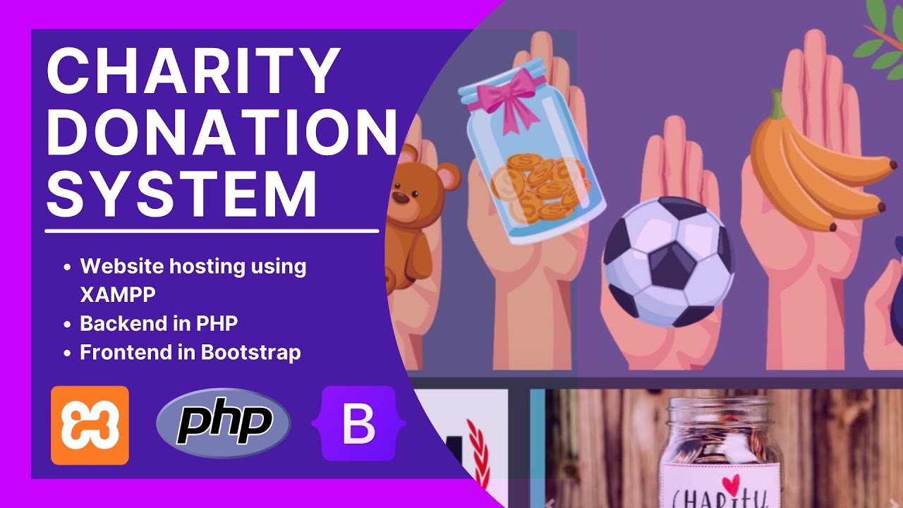Charity Donation System Website | Website hosting using Xampp | php ...