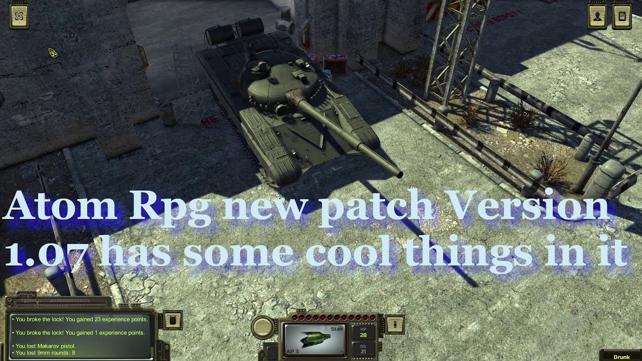 Atom Rpg new patch and content version 1.07 2019 Atom HQ and tutorial ...