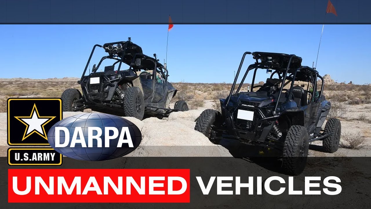 US Military - DARPA • Test Off-Road Unmanned vehicles - YouTube