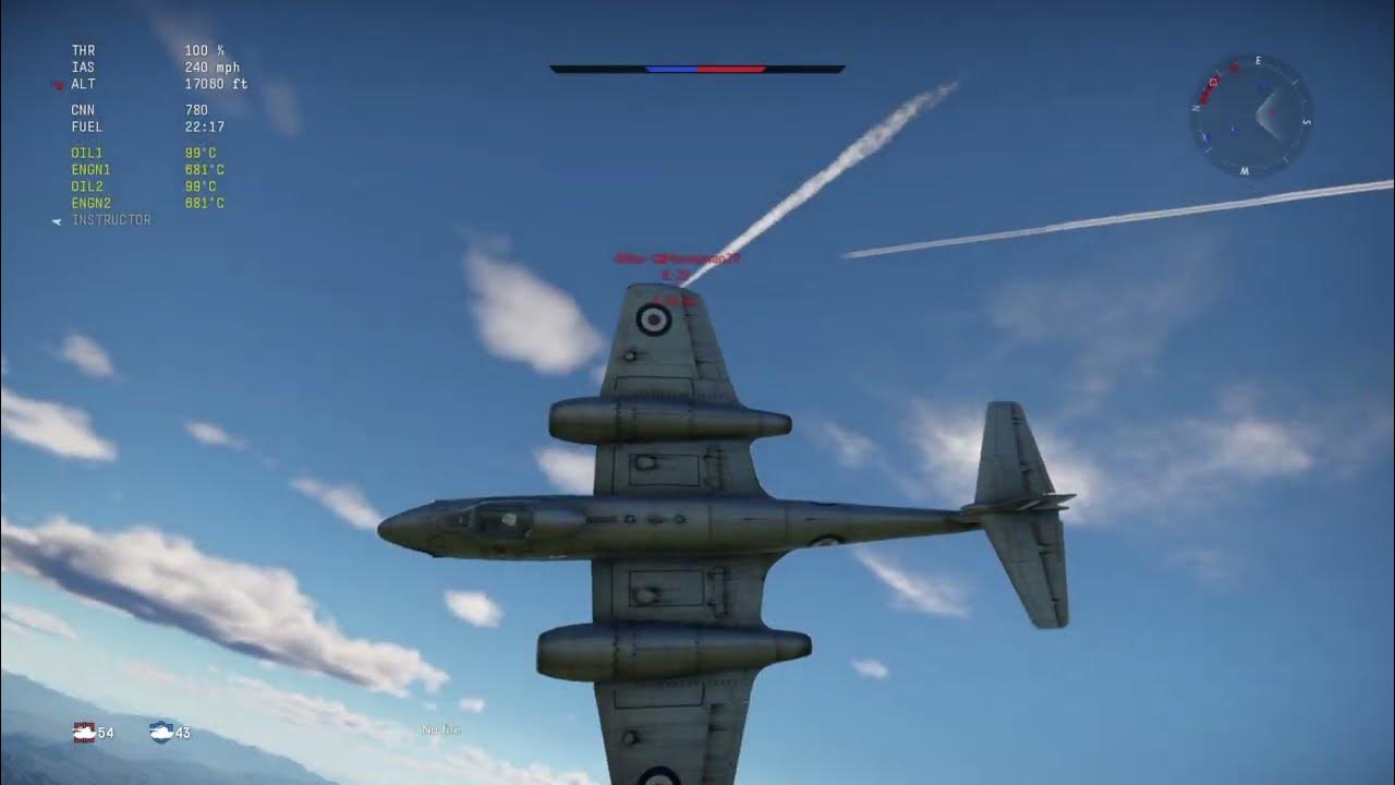 Meteor F MK 8 G.41K | War Thunder - YouTube