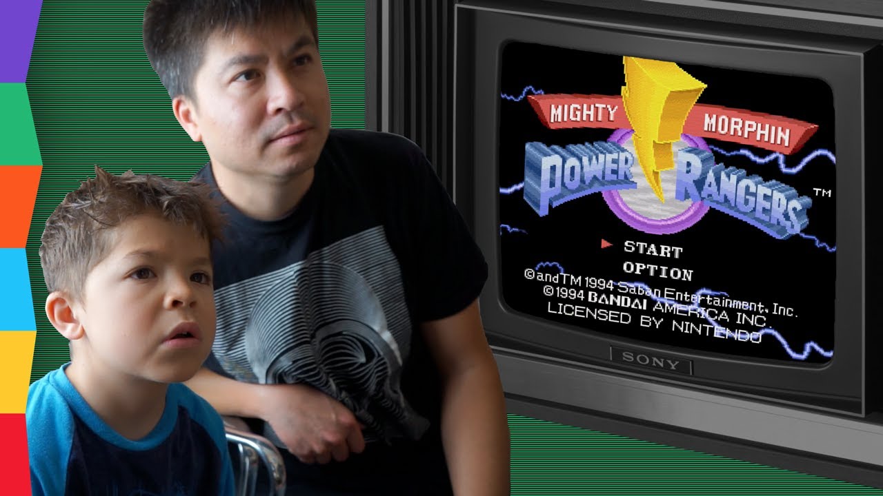 Lets Play MIGHTY MORPHIN POWER RANGERS Video Game on Super NES Power ...