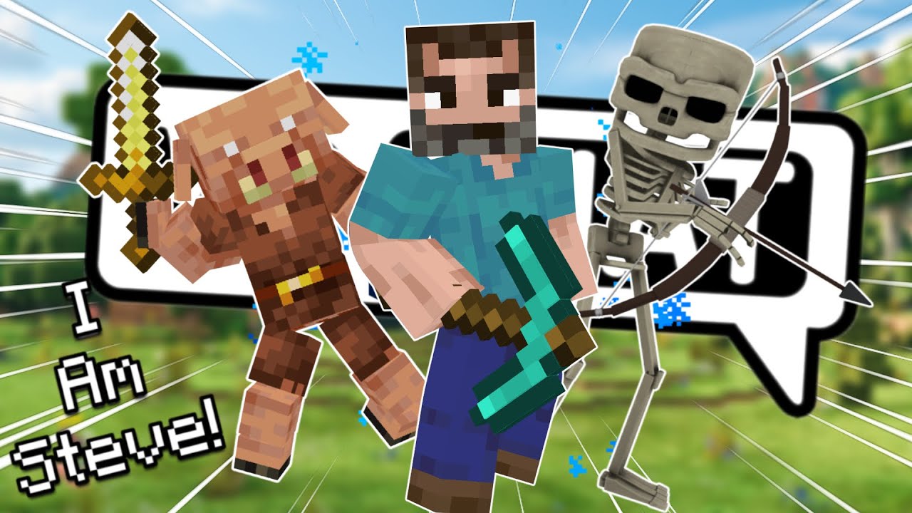 Steve Mines Into VRChat! - VRChat Funny Moments (Minecraft Movie) - YouTube