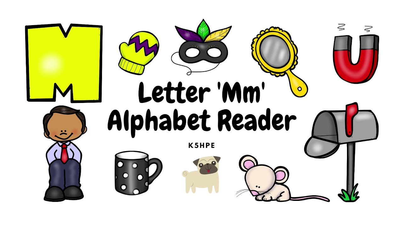 Letter 'Mm', Alphabet Reader Video, Phonics, Virtual Kindergarten eBook ...