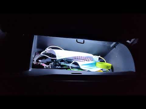 Glove compartment light installation & review - YouTube