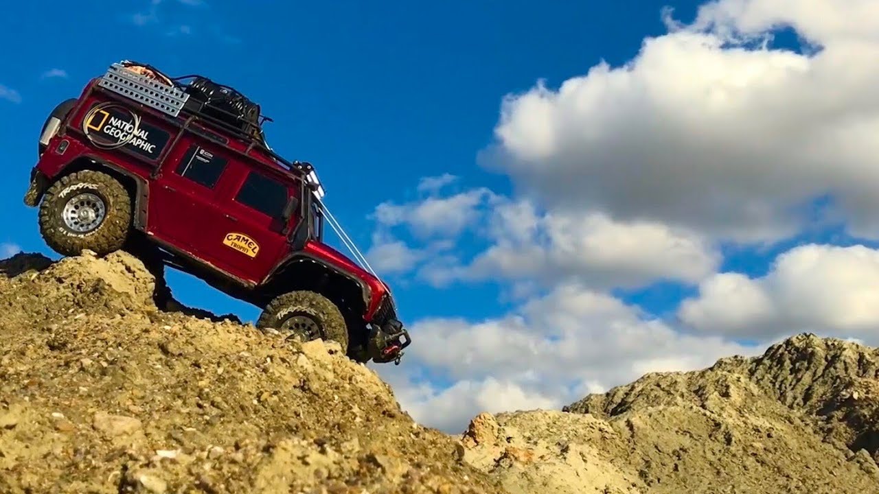 Traxxas TRX4 Defender On a clear day Off-road_# - YouTube