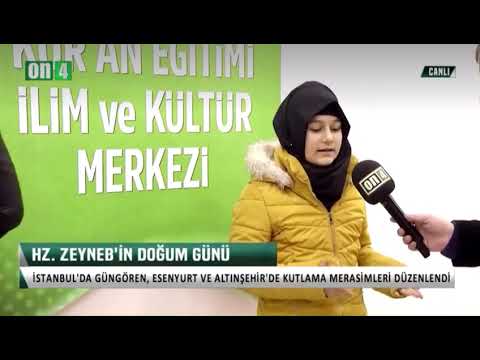 Hz ZEYNEP'in (sa) Doğum günü programı