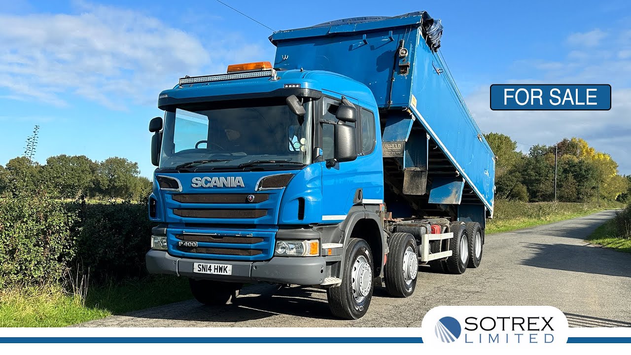 For Sale - New Stock From Sotrex: Scania P400 8 X 4 Alloy Body Tipper ...
