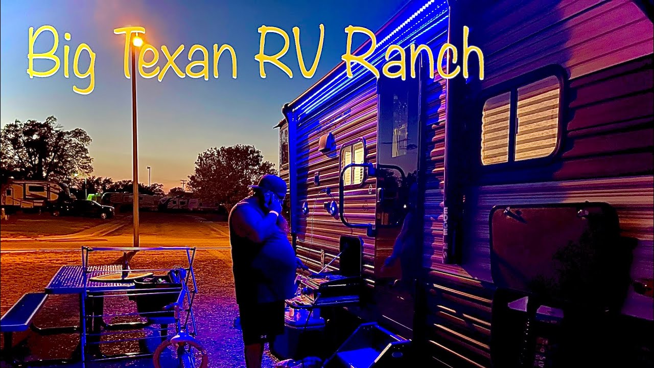 Ridin’ the storm out! Big Texan RV Ranch in Amarillo, TX #rvingwithkids ...