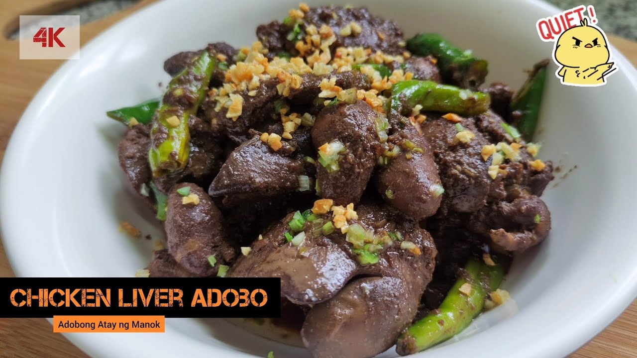 SUPER EASY Filipino Chicken Liver Adobo - MUST TRY! - YouTube