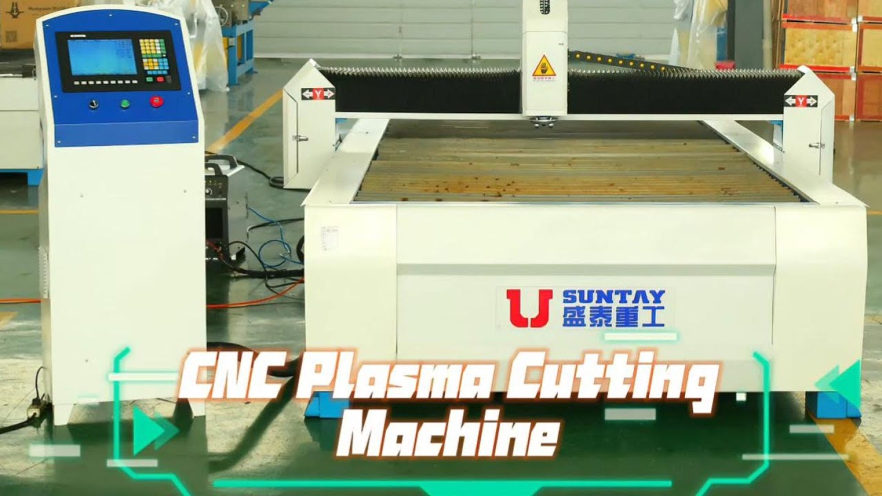 CNC plasma cutting machine-Air duct machine - YouTube