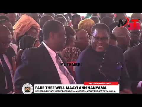 SHOCKS RUTO AS SPEAKER WETANGULA LECTURES GOV NATEMBEA LIKE A KID AT ...