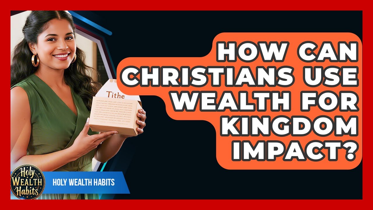 How Can Christians Use Wealth For Kingdom Impact? - Holy Wealth Habits ...