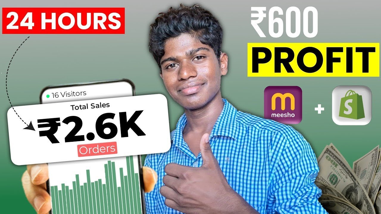 ₹200 Meesho Dropshipping || ⏰ 24 Hrs Challenge - YouTube