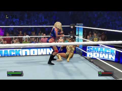WWE 2k23 NIKKITA LYONS vs EVE TORRES DIVAS Championship !!! - YouTube
