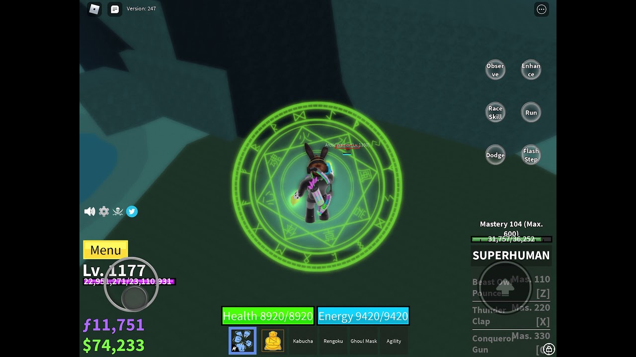 Getting Beast Owl Pounce, Superhuman: BLOX FRUITS - YouTube