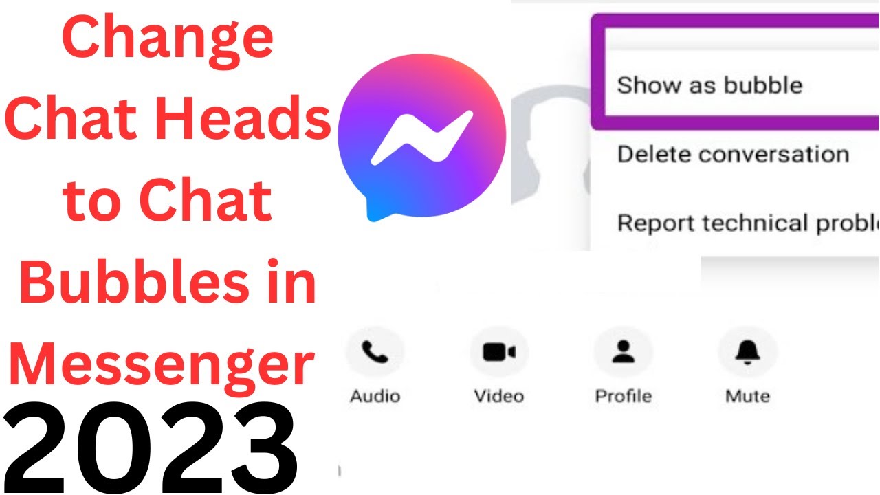 How to fix chat head to chat Bubble 2023 | Messenger Bubbles Not ...