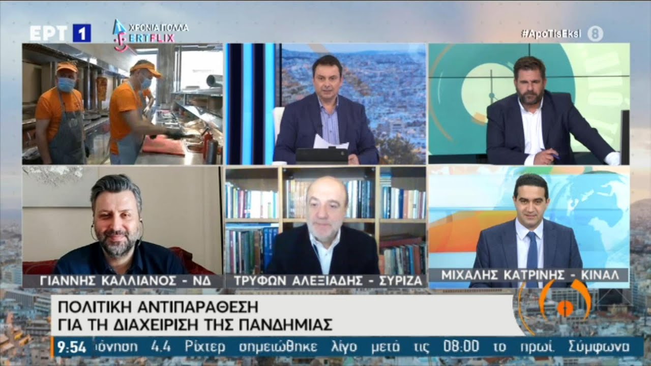 Ο Τρύφων Αλεξιάδης στην εκπομπή "Από τις έξι..." της ΕΡΤ - YouTube
