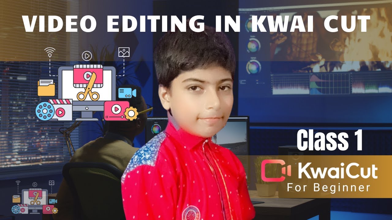 video Editing in kwai Cut app | Class 1 | I love Muhammad | Abdullah's ...
