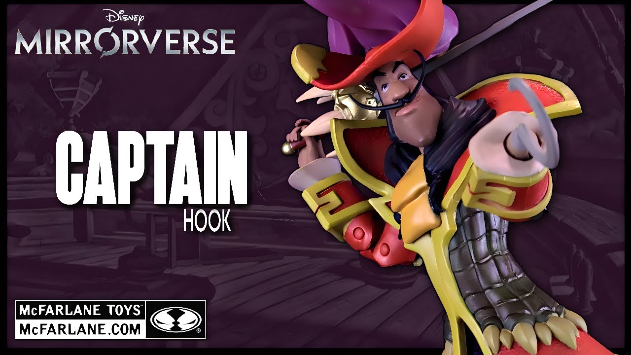 McFarlane Toys Disney Mirrorverse Wave 3 Captain Hook Figure ...