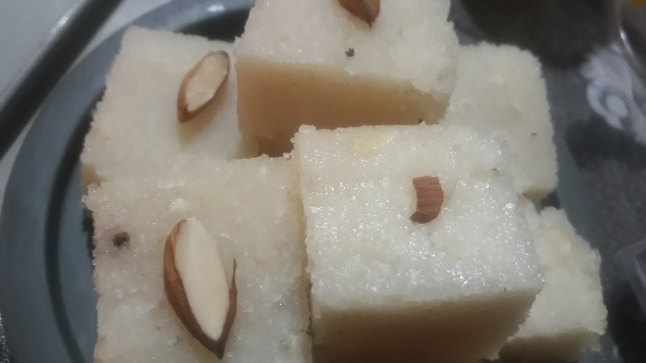 Rava Burfi|Rava Burfi Recipe|Suji Recipe|Semolina Burfi - YouTube