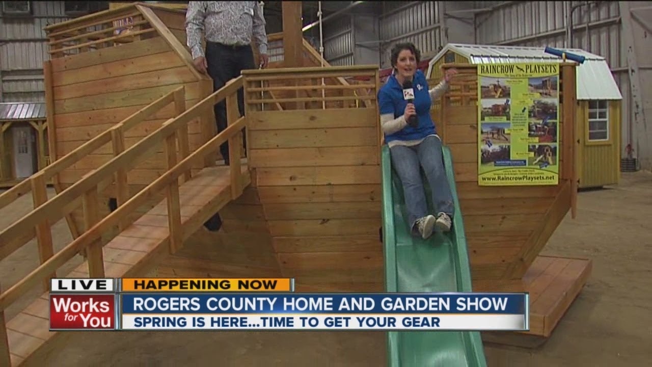 Reporter Jamil Donith live at the Rogers County Home and Garden Show - YouTube