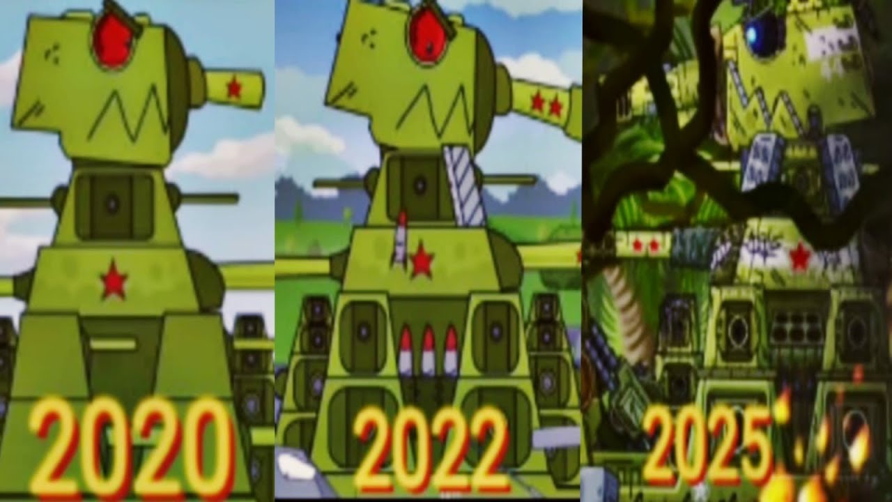 Evolution of the KV-44 in Gerand!! cartoon about tanks| Эволюция КВ-44🔥 ...