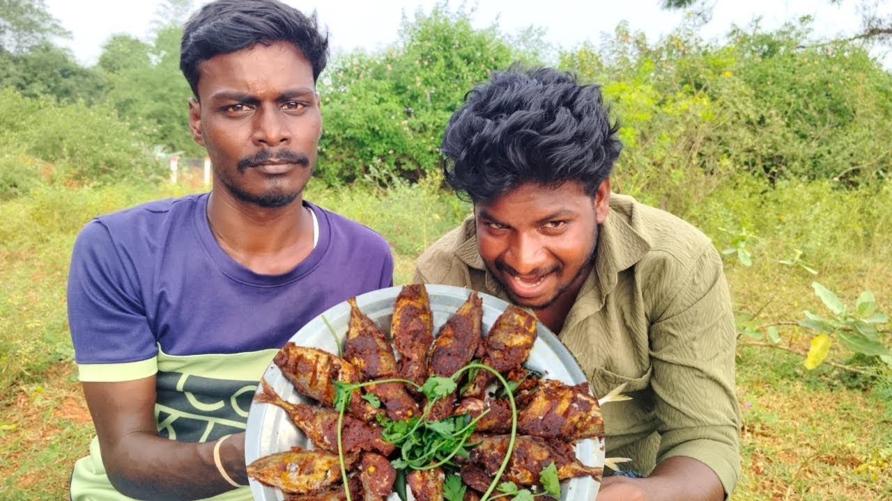 Paarai fish fry || பாறை மீன் வறுவல் || Cooking in village style ...