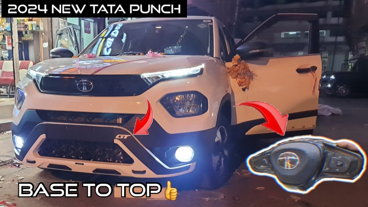 TATA 2024 NEW PUNCH 👊 GT kit Tata genuine steering wheel control ...