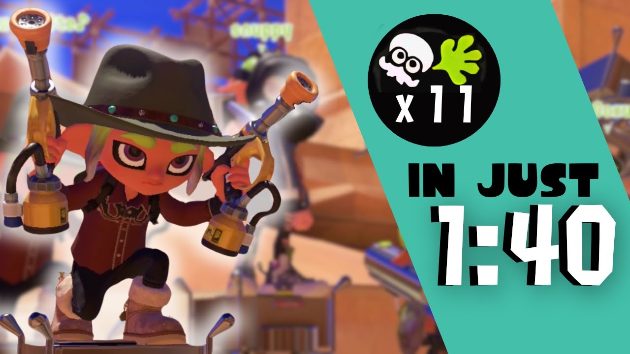 Unleashing my Inner Cowboy | Splatoon 3 Custom Douser Dualies - YouTube